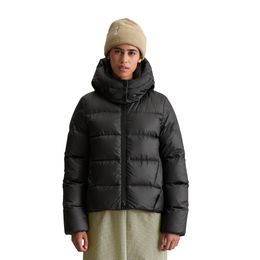 Marc O'Polo Damen Outdoorjacke "aus recyceltem Polyester-Ripstop", schwarz, Gr. XL, MARC O'POLO DENIM, unifarben, Obermaterial: 100% Polyester; F&uuml;llung: 70%