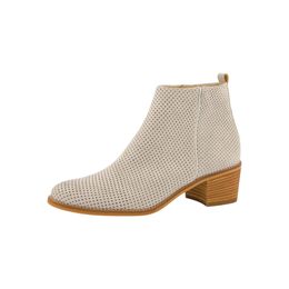 Paul Green Damen Stiefelette "Paul Green Stiefelette Nubukleder", Gr. 40, grau, Nubukleder, Schuhe