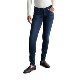 Marc O'Polo Damen Slim-fit-Jeans "aus Organic Cotton-Lyocell-Mix"dunkelblau, Gr. 30, MARC O'POLO DENIM, unifarben, Obermaterial: 60% Baumwolle, 39% Lyocell, 1%