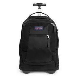 Freizeitrucksack JanSport "Driver 8", Gr. B/H/T: 36cm x 52cm x 24cm, schwarz, Polyester, gemustert, Basic, Rucks&auml;cke Freizeitrucksack, mit Trolleyfunktion