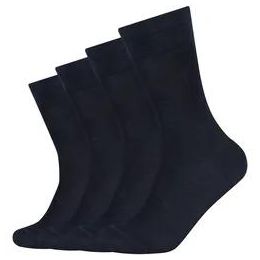 Socken Camano "ca-soft", Damen, Gr. 39-42, blau (navy), Baumwolle, Polyamid, unifarben, normal, Socken Socken, mit hoher Verarbeitungsqualit&auml;t