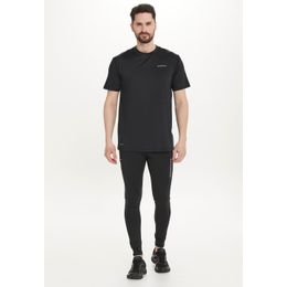Endurance Herren Funktionsshirt "Kulon", schwarz, Gr. S, unifarben, 92% Polyester, 8% Elasthan, Shirts, aus atmungsaktiven Funktionsstretch