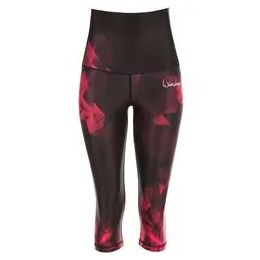 Leggings WINSHAPE "High Waist HWL202", Damen, Gr. XXL, Normalgr&ouml;&szlig;en, rot (rubin), 80% Polyester, 20% Elasthan, Hosen Leggings, mit Anti-Rutsch-Effekt
