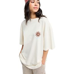 Roxy Damen T-Shirt "My Boyfriend"buttercream, Gr. XS, Obermaterial: 100% Baumwolle., Shirts