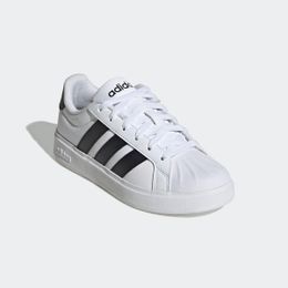 M&auml;dchen Sneaker "STREETTALK", adidas Sportswear, Gr. 38cloud wei&szlig;, core schwarz, core schwarz, Synthetik, Schuhe, inspiriert vom Design des adidas
