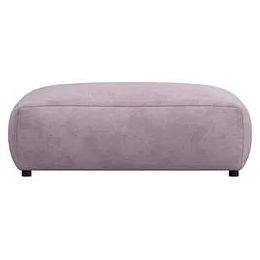 Pouf FLEXLUX "Lucera", lila (soft lavende), B:104cm H:41cm T:82cm, Kunststoff, Poufs, Pouf, modern & anschmiegsam, Kaltschaum, Stahl-Wellenunterfederung