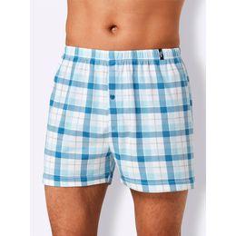 w&auml;schepur W&Auml;SCHEPUR Herren Boxershorts, Gr. 12, blau, 100% Baumwolle, Unterhosen