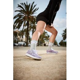 RIEKER SPORT Damen Slip-On Sneaker "Preston", Gr. 40, lila, Nubuklederimitat, Textil, Schuhe, Freizeitschuh, Halbschuh, Schlupfschuh mit Gummizug
