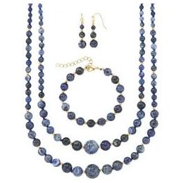 Collier-Set Lady, blau, Halsketten, Damen, N-Groesse