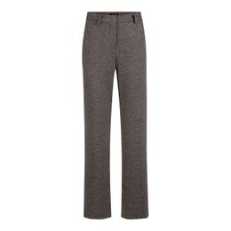 Stehmann Damen Stoffhose, braun, Gr. 36, meliert, Obermaterial: 82% Polyester, 14% Baumwolle, 4% Elasthan, Hosen, Sommerhose mit Taschen