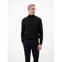 Lerros Herren Rollkragenpullover "Lerros"schwarz, Gr. XXL, 88% Schurwolle, 12% Kashmir, Pullover