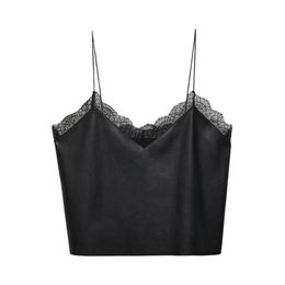 Mango Top 'LILIUM' female Black size S