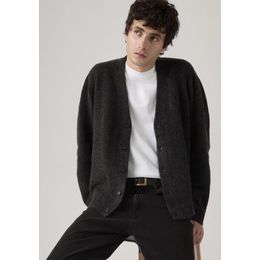 Levi's LEVI'S Herren Strickjackeobscidian heather, Gr. S, Strick, Obermaterial: 46% Polyamid, 44% Polyacryl, 7% Wolle, 3% Elasthan, Strickjacken, Legere