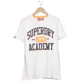 Superdry & Co T-Shirt Herren Gr&ouml;&szlig;e L Second Hand wei&szlig;