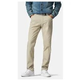 Chinos MEYER "DUBLIN", Herren, Gr. 98, Untersetzt- und Schlankgr&ouml;&szlig;en, beige, 75% Baumwolle, 21% Lyocell, 4% Elasthan, unifarben, regular fit kn&ouml;chellang, Hosen, aus Bio-Baumwolle