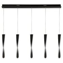 Searchlight LED-H&auml;ngeleuchte "H&auml;ngeleuchte Paddle, 1-flammig", schwarz (chrom und schwarz), 1, H: 39cm, 1 Stk., Leuchten, Minimalistisches Ambiente