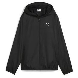 Windbreaker Puma "Essentials Regular Windjacke Damen", Damen, Gr. M, schwarz, Obermaterial: 100% Polyester. Futter: 100% Polyester, Jacken Windbreaker