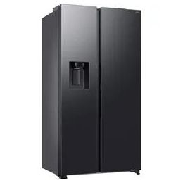 Samsung Side-by-Side "RS80F64KEF", Energieeffizienz: E (A-G), silber (schwarz steel), B:91,2cm H:178cm T:72,6cm, K&uuml;hlschr&auml;nke