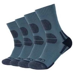 Wandersocken Camano "Function", Damen, Gr. 39-42, blau (denim), Materialmix, mehrfarbig, normal, Socken, mit Fu&szlig;gew&ouml;lbe-St&uuml;tze