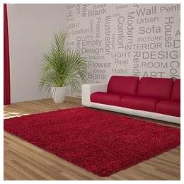 Hochflor-Teppich Ayyildiz TEPPICHE "Dream Shaggy", rot, B:60cm H:50mm L:110cm, Kunstfaser, Teppiche, Langflor, auch in rund, L&auml;ufer, Wohnzimmer Schlafzimmer