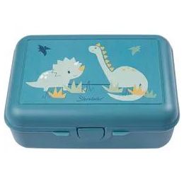 Lunchbox Sterntaler "Dino Rexi", Kinder, blau (mittelblau), Lebensmittelaufbewahrungsbeh&auml;lter Lunchbox, Made in Germany
