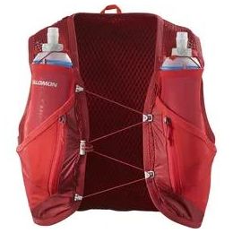 Trinkrucksack Salomon "ACTIVE SKIN 12 SET" Gr. S, rot dahlia, high risk rot, Rucks&auml;cke, S, Obermaterial: 100% Polyamid. Futter: 100% Polyamid