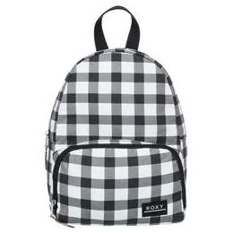 Tagesrucksack Roxy "Always Core Canvas", Damen, grau (anthrazit check me out big yw), Baumwolle, Rucks&auml;cke