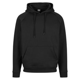 Urban Classics Herren Rundhalspullover "Urban Classics Herren Blank Hoody"schwarz, Gr. S, unifarben, 65% Baumwolle, 35% Polyester, Pullover