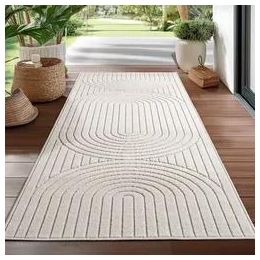 Outdoorteppich Ayyildiz TEPPICHE "NOVA 1201", beige (creme), B:80cm H:5mm L:150cm, Polypropylen, Teppiche, Outdoorteppich, L&auml;ufer, In und Outdoor, Wohnzimmer, Aussenbereich