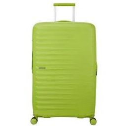 Hartschalen-Trolley American Tourister "FASTFORWARD, verschiedene Gr&ouml;&szlig;en und Farben", Gr. B/H/T: 50cm x 78cm x 30cm 108 l, gr&uuml;n (neon lime), Polypropylen, unifarben, Koffer, Hartschalen-Koffer personalisierbar TSA-Schloss Volumenerweiterung