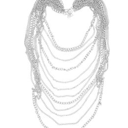 Collezione Alessandro Necklace 'Cascade' female Silver size Onesize