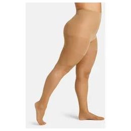 Feinstrumpfhose Camano "fine curvy", Damen, Gr. 44/46, beige (make up), Obermaterial: 82% Polyamid, 18% Elasthan, unifarben, elastisch, Strumpfhosen Feinstrumpfhose, nat&uuml;rlicher Matt-Look