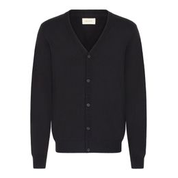 Blend Herren Strickjacke "Strickjacke BHDan", schwarz, Gr. L, Obermaterial: 70% Viskose CV. 30% Nylon NY., Strickjacken