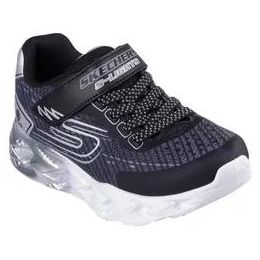Sneaker Skechers "VORTEX 2.0", M&auml;dchen, Gr. 33, bunt (schwarz, multi), Lederimitat, Textil, Schuhe Sneaker, Blinkschuh mit Klettverschluss, Gr&ouml;&szlig;enschablone zum Download
