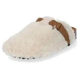 Pantolette Shepherd "Shepherd Pantoletten Lammfell", Damen, Gr. 36, beige (creme), Lammfell, Schuhe Pantolette