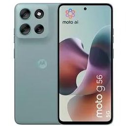 Motorola Smartphone "g56 5G (XT2529-2)", Energieeffizienz: B (A-G), grau (pantone gray mist), 256 GB, Mobiltelefone