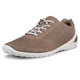 Sneaker Ecco "BIOM LITE M", Herren, Gr. 40, grau (taupe), Nubukleder, Schuhe Sneaker, Freizeitschuh, Halbschuh, Schn&uuml;rschuh mit leichter Laufsohle