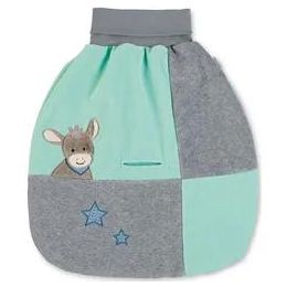 Fu&szlig;sack Sterntaler "Emmi", Kinder, blau (blau, grau), Microfleece, Fu&szlig;s&auml;cke Fu&szlig;sack, aus Microfleece