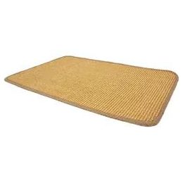 Sisalteppich "SISALLUX", beige, B:50cm H:6mm L:50cm, Sisal, PRIMAFLOR-IDEEN IN TEXTIL, Teppiche, Sisalteppich, Obermaterial: 100% Sisal, ideal im Wohnzimmer & Schlafzimmer
