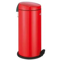 M&uuml;lleimer Wesco "Capboy Maxi", rot, B:30cm H:60cm T:30cm, Stahlblech, M&uuml;lleimer, M&uuml;lleimer, Tretabfallsammler, 22 Liter