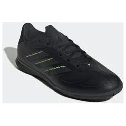 Fu&szlig;ballschuh Adidas PERFORMANCE "COPA PURE 3 CLUB HALLE", Damen, Gr. 43, core schwarz, dgh solid grau, lucid lemon, Synthetik, Schuhe Fu&szlig;ballschuh, geeignet als Hallenschuhe