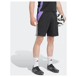 Trainingsshorts Adidas PERFORMANCE "TIRO 24", Herren, Gr. XL, N-Gr, schwarz, lila rush, normal, gr., Obermaterial: 100% Polyester, Hosen