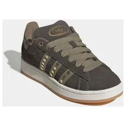 Sneaker Adidas ORIGINALS "CAMPUS 00S", Damen, Gr. 40, shadow olive, orbit gr&uuml;n, gold metallic, Leder, Schuhe Sneaker