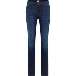 Mustang Damen Slim-fit-Jeans "Damen Style Shelby Slim", blau, Gr. 30, unifarben, Denim/Jeans, 90% Baumwolle, 6% Polyester, 4% Elasthan, Jeans