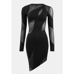 OW Collection Cocktail Dress 'Spiral' female Black size XL