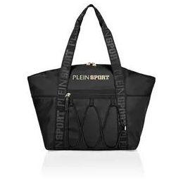 Shopper Plein Sport "Tragetasche", Damen, schwarz (0293, schwarz, lightgold), Taschen Shopper