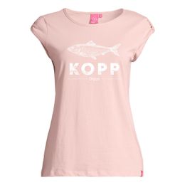SALZHAUT Damen T-Shirt "Shirt BIIKE - FISCHKOPP DIGGA", rosa, Gr. S, Obermaterial: 100% Baumwolle CO., Shirts