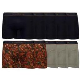 Boxershorts LINDBERGH "Unterhose", Herren, Gr. L, mixed army, Obermaterial: 95% Baumwolle, 5% Elasthan, Unterhosen