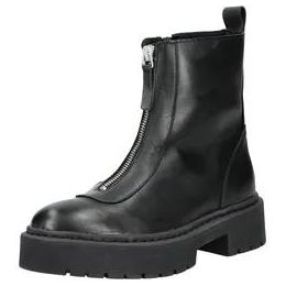 Stiefelette Steve Madden "Steve Madden Stiefelette Leder", Damen, Gr. 40, schwarz, Leder, Schuhe Stiefelette