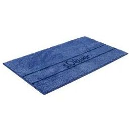 Badematte s.Oliver "Allie, Badvorleger, Badezimmer Teppich, Duschvorleger" Gr. 6, blau, H:10mm, Polyester, Badematten, Badematte, Badteppich, weiche Haptik, unifarben mit s.Oliver Schriftzug